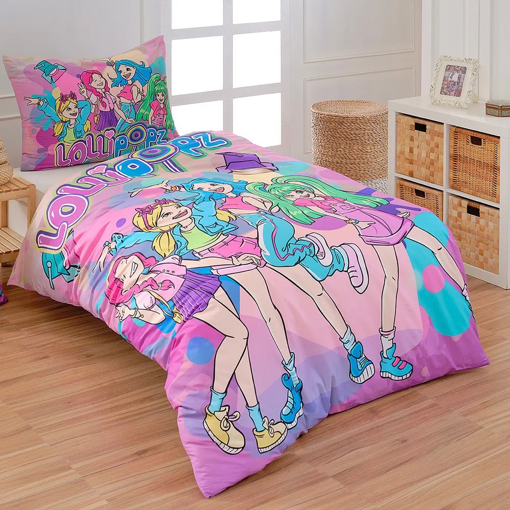 Bavlněné povlečení Lollipopz: 140x200cm, 70x90cm