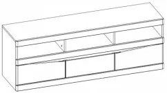 Extom TV stolek SUMMER 51 (san remo)