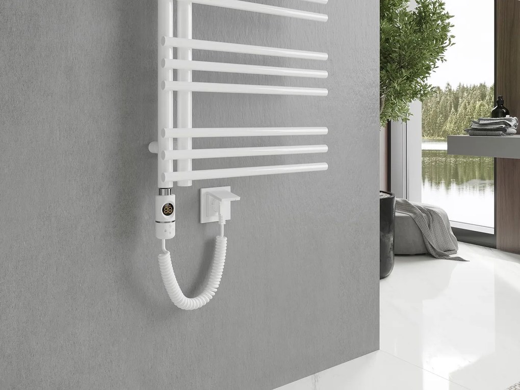 Mexen Neptun, elektrické topné těleso 900 x 500 mm, 600 W, bílá, W101-0900-500-2600-20