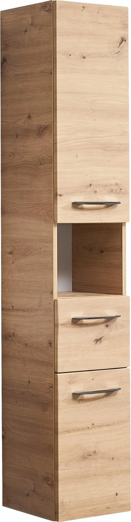XXXLutz VYSOKÁ SKŘÍŇ, dub artisan, 30/168/33 cm Sadena - Koupelnové skříňky vysoké - 001864004402