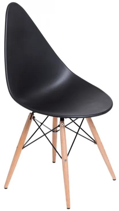 Jídelní židle DLW, černá
