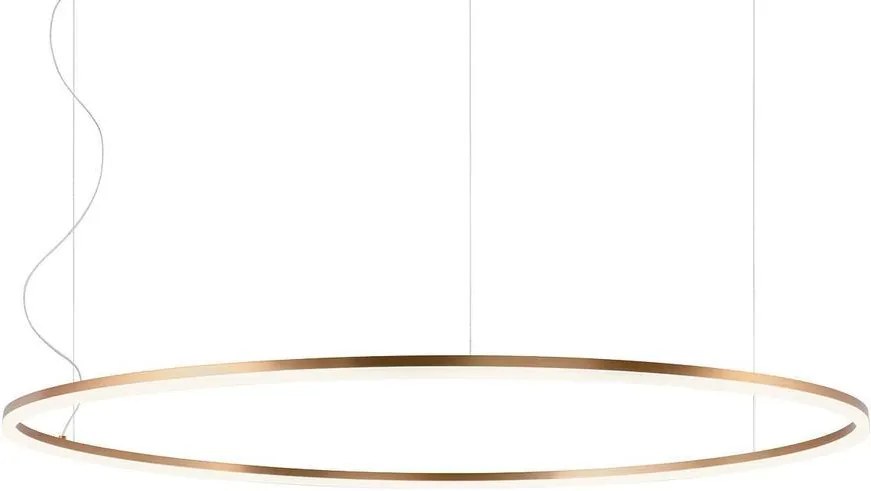 Redo Group 01-1719 Orbit direct, závěsné kruhové svítidlo, 105W LED 3000K, bronz, prům. 150cm