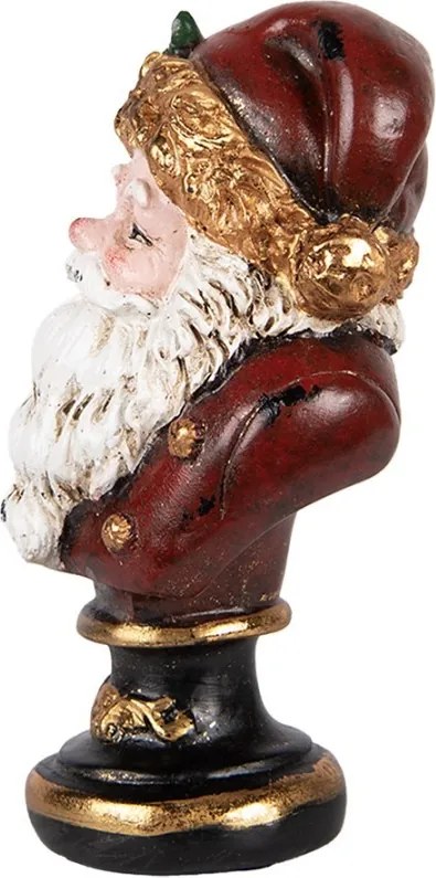 Dekorace bysta Santa - 9*8*15 cm