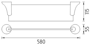 Nimco Police s ohrádkou MONOLIT - MO 4091X-26