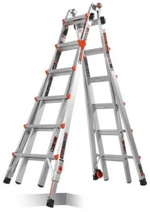 Teleskopický kloubový žebřík/štafle 4x6 příček Little Giant LEVELER M16 16526EN-801