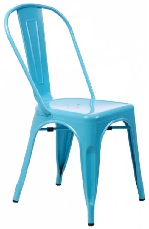 Jídelní židle Tolix 45, modrá