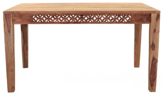 Indický nábytek - Jídelní stůl Mira 120x90 z indického masivu palisandr Super natural