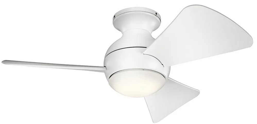 Kichler KLF-SOLA-34-WHT-LED Stmívatelný stropní ventilátor SOLA 10W/230V IP23+DO