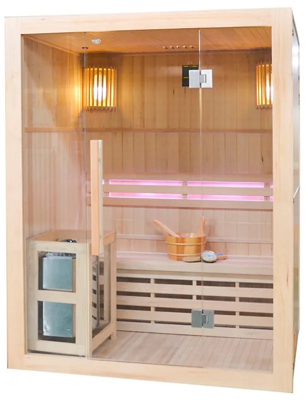 BPS-koupelny Finská sauna Relax  150x120 cm, 3-4 osoby