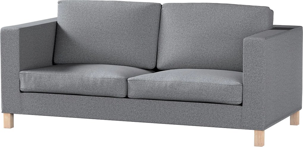 Potah na pohovku IKEA Karlanda rozkládací, krátký barva šedá látka pletený vzor