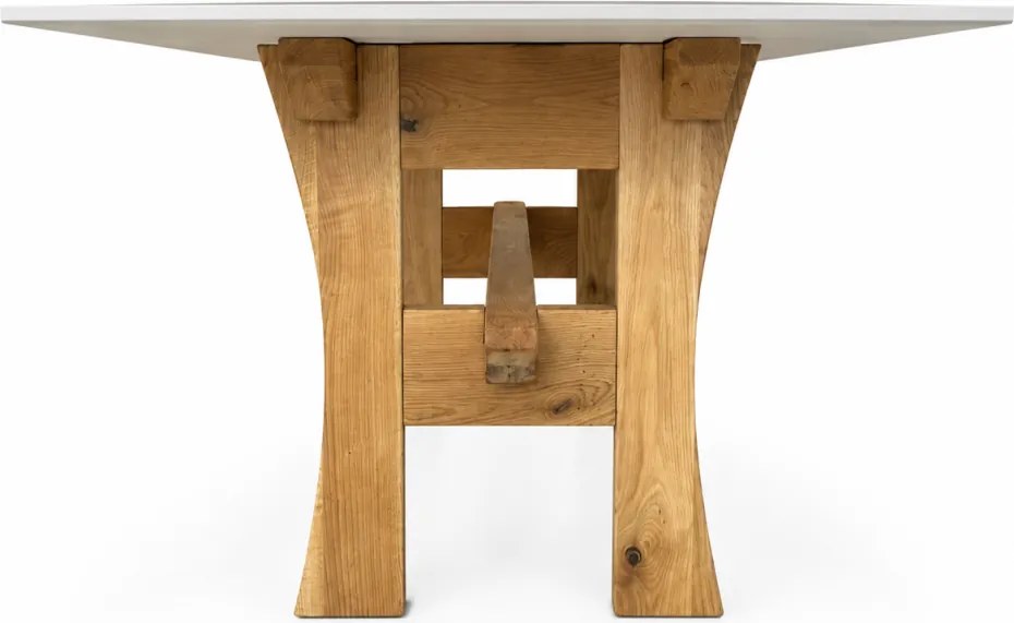 Jídelní stůl SETA BLANC – 180 × 90 cm, keramická deska 12 mm