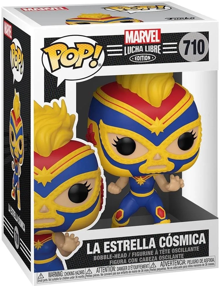 Figurka funko pop! marvel luchadores- captain marvel
