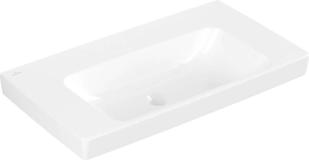 Villeroy & Boch Architectura - Umyvadlo 80x45 cm, bez přepadu, bez otvoru pro baterii, alpská bílá 4A878301