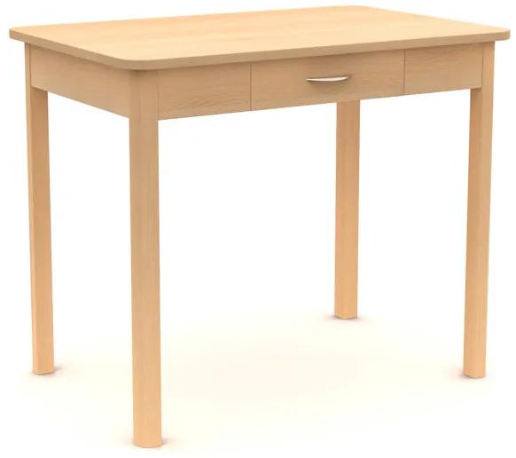 Jídelní stůl se šuplíkem S01 Patrik 90x60 cm, český výrobek