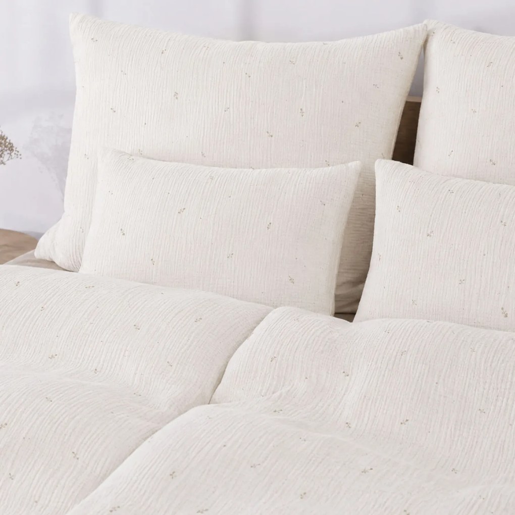 Mušelínové prodloužené povlečení Větvičky Velikost: 140 x 220 + 70 x 90 Biano.cz