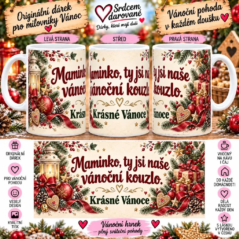 Vánoční hrnek pro maminku – 300 ml