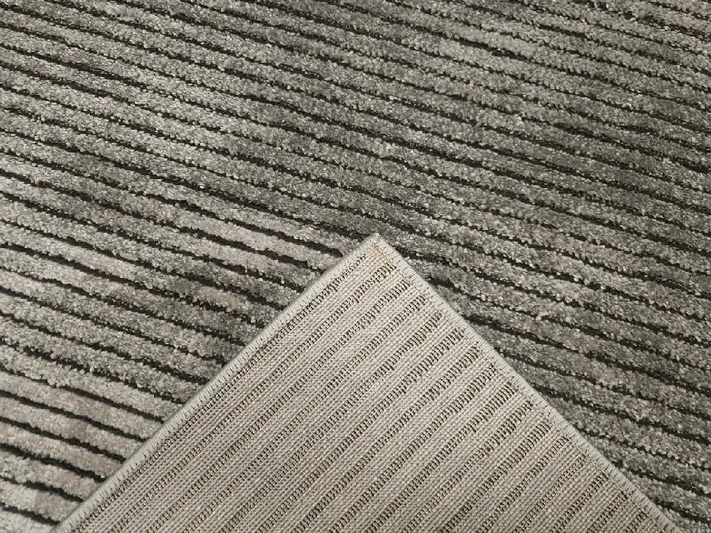 BE Koberec Eforia 9551 GREY - šedý obdélníkový Rozměr: 60x100 cm