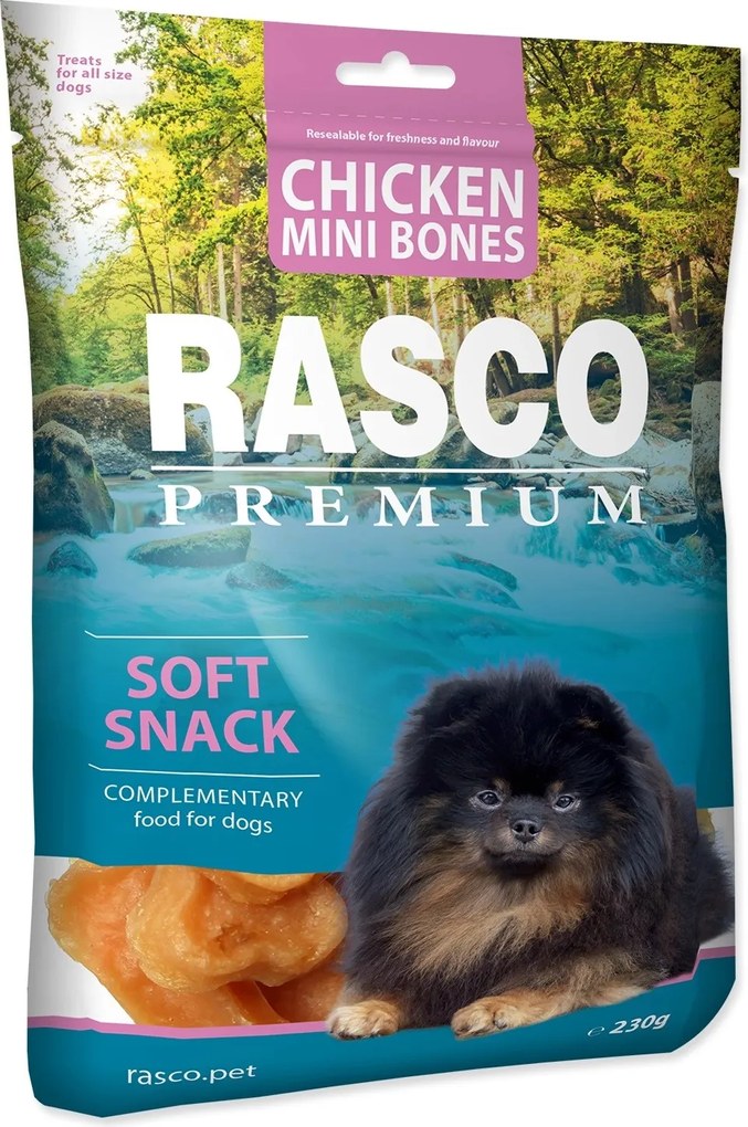 Rasco Premium Pamlsek pro psy Mini kosti z kuřecího masa 230 g