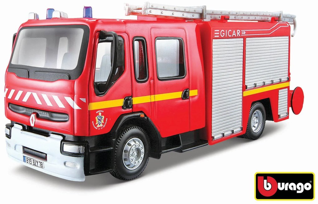 Kovový model bburago 1:50 emergency renault premium