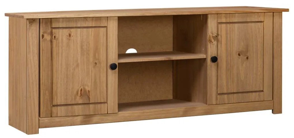 TV skříňka 120 x 40 x 50 cm masivní borovice řada Panama 282670