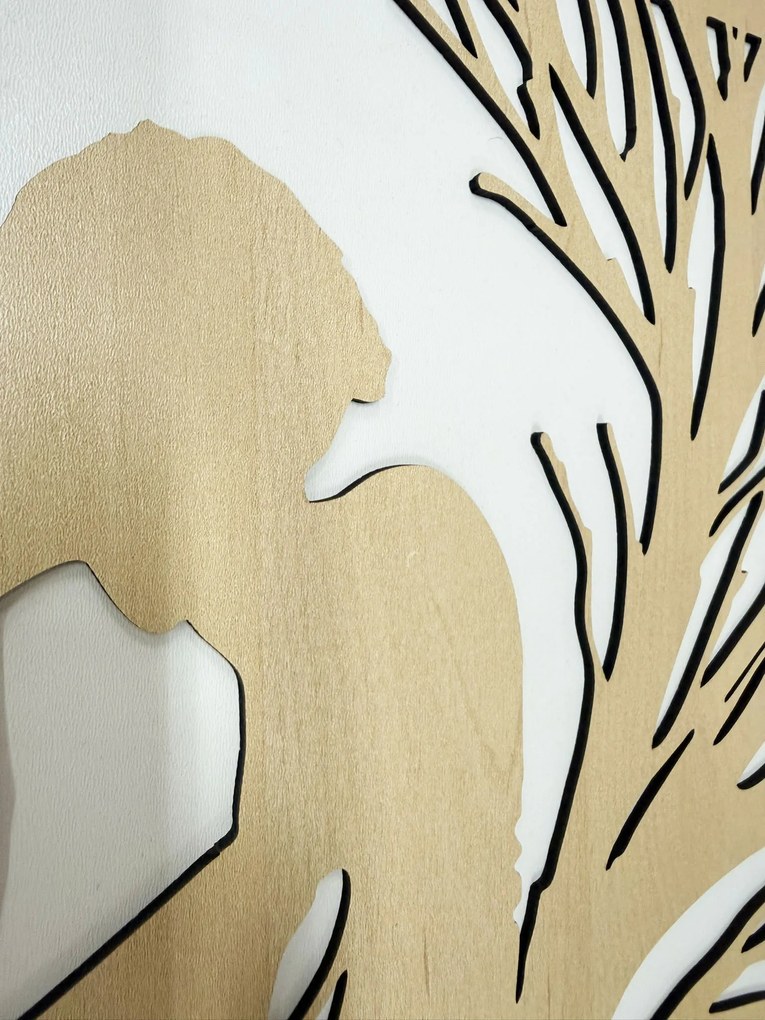 dřevo života Dřevěný obraz stromu SPOJENÍ II. jakost Zvolte rozměr (cm): 60x60, Zvolte barvu dekoru: Javor