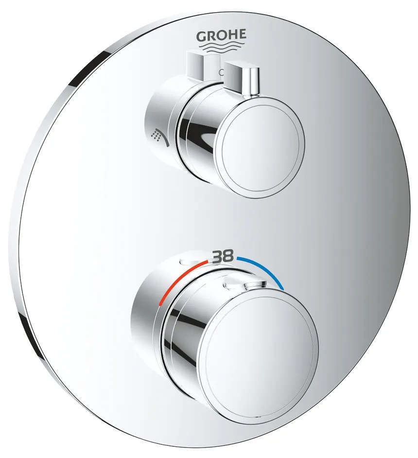 Grohe Grohtherm SET 2 - Sprchový systém pod omítku, Grohtherm, termostatickými kompletní sada