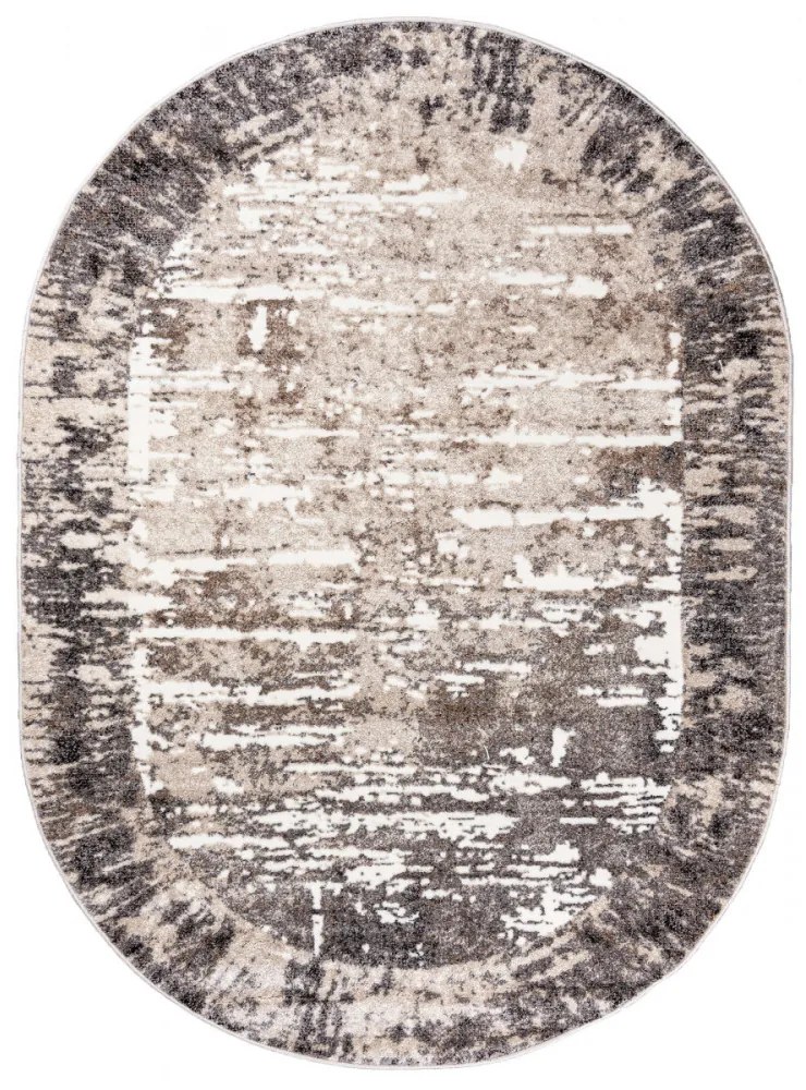 Kusový koberec Joren béžovo šedý ovál, Velikosti 160x229cm