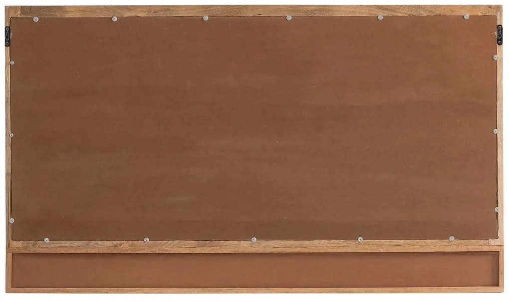 furniture-nabytek.cz - Masivní koupelnové zrcadlo Delmar z mangového dřeva, lakované, hnědé – 130×75 cm