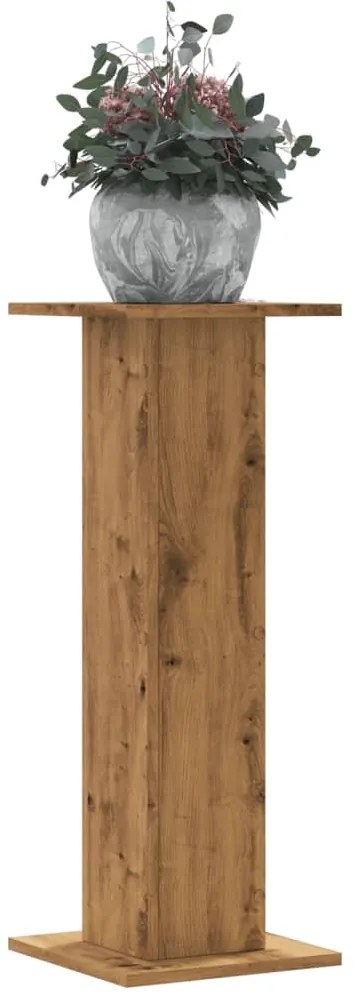 Stojany na rostliny 2 ks dub artisan 30 x 30 x 80 cm kompozit 3307872