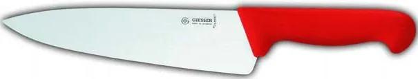 Giesser Messer, Nůž kuchařský 26 cm, červená