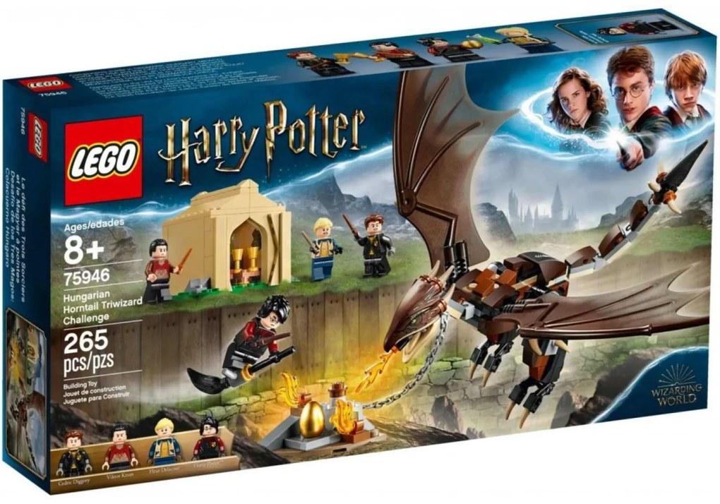 Lego stavebnice lego harry potter 75946 maďarský trnoocasý drak: turnaj tří kouzelníků