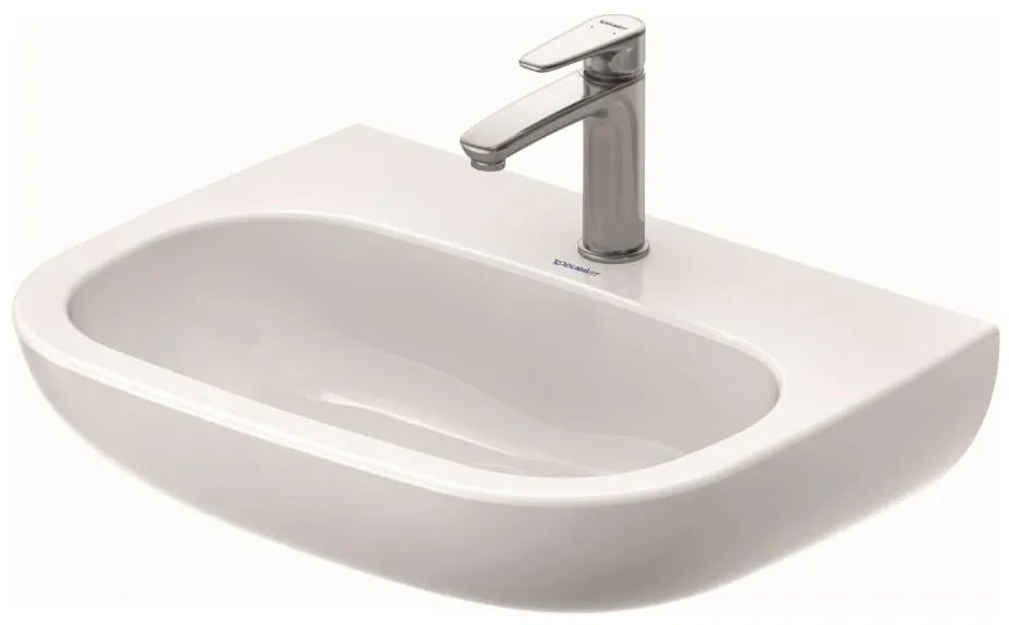 Duravit 23116000002 - Závěsné umyvadlo D-CODE 60x46 cm keramika/lesklá bílá