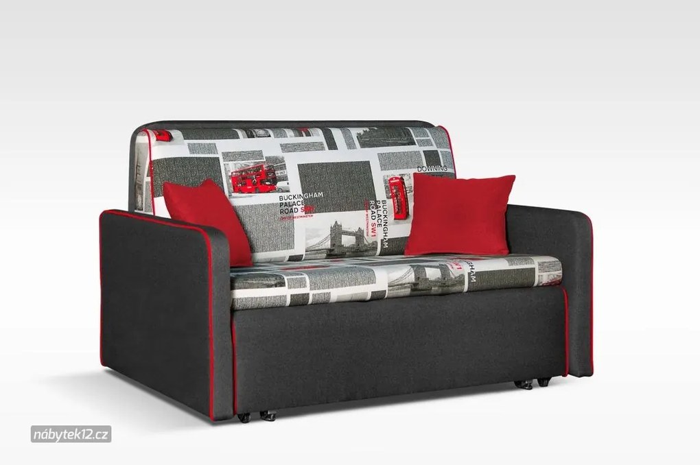 Rozkládací sofa London, Londyn/Etna 96, 100x84x91 cm