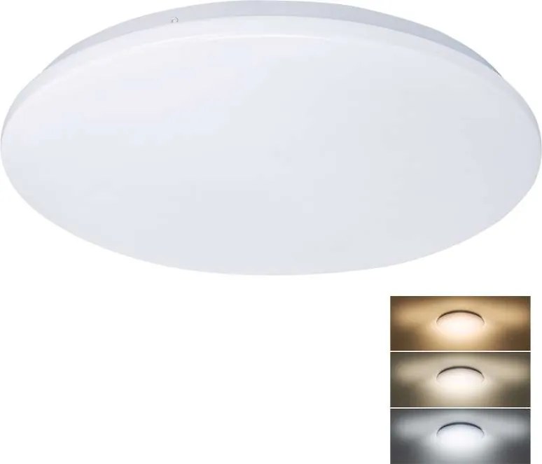 LED stropní světlo Plain nastavitelné - průměr 45 cm, bílá
