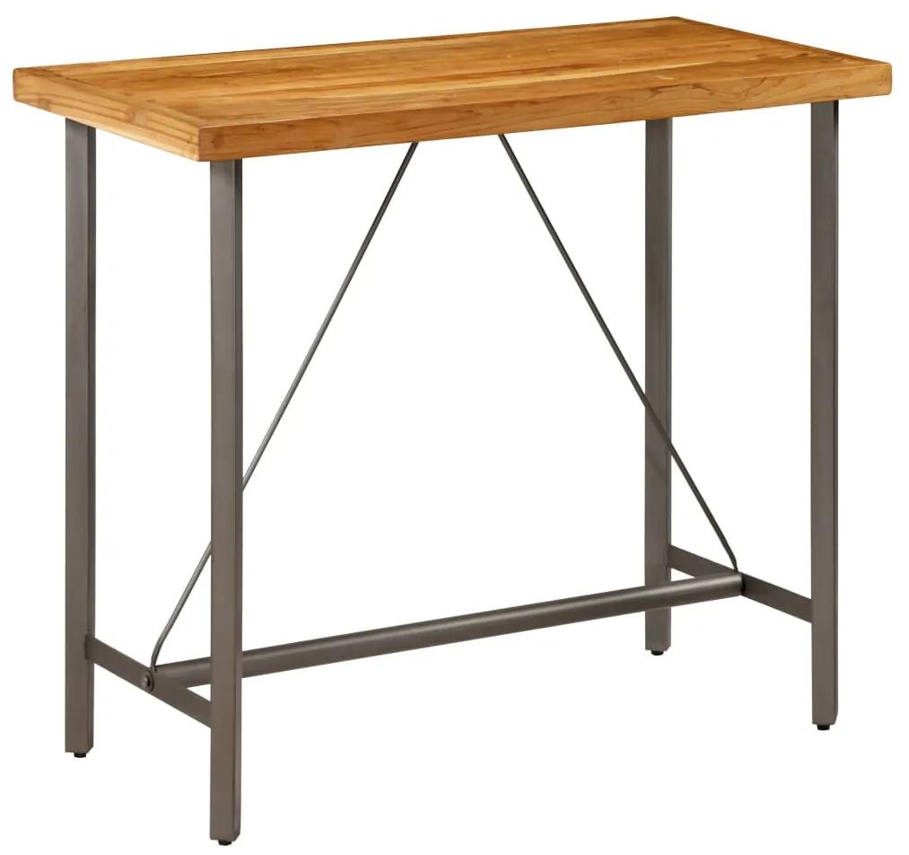 Barový stůl z masivního recyklovaného teaku 120 x 58 x 106 cm - Default Title