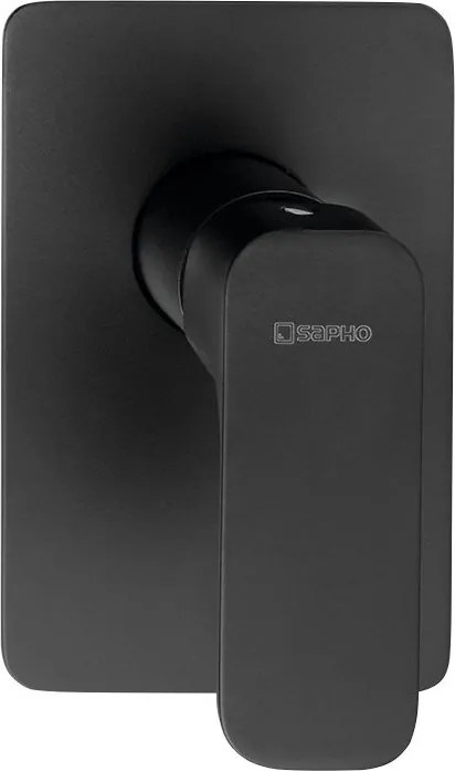 Sapho Sapho, SPY podomítková sprchová baterie, 1 výstup, černá matná, PY41/15