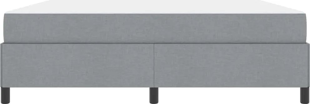 Postel s boxspringem Světle šedá 180 x 200 cm textil 3398878