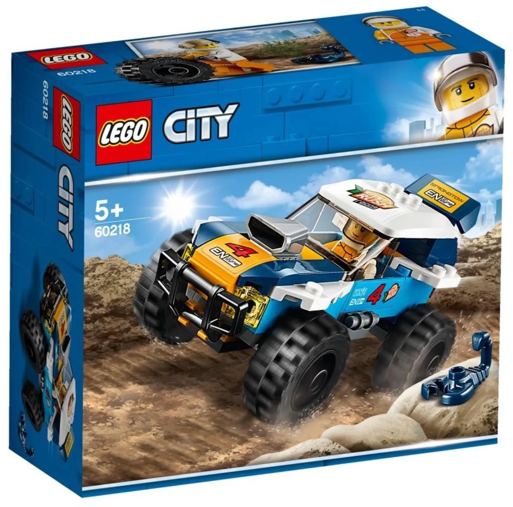 Stavebnice lego city 60218 pouštní rally závoďák