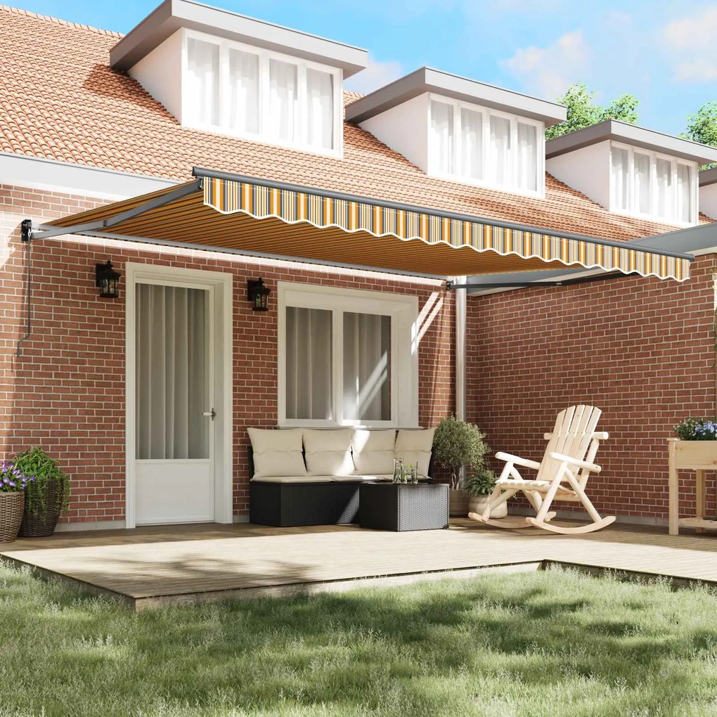 Stahovací markýza Vícebarevný 450 × 300 cm 3330951