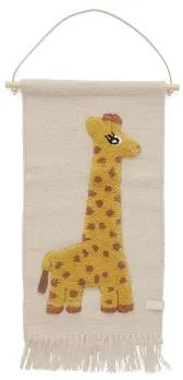 Textilní dětská dekorace na stěnu Giraffe Oyoy