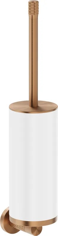 Mexen Triv, nástěnný WC kartáč, bílý/měděný matný, 70A33071-65W