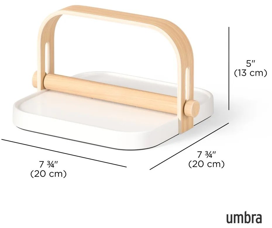 Dřevěný držák na ubrousky Bellwood – Umbra
