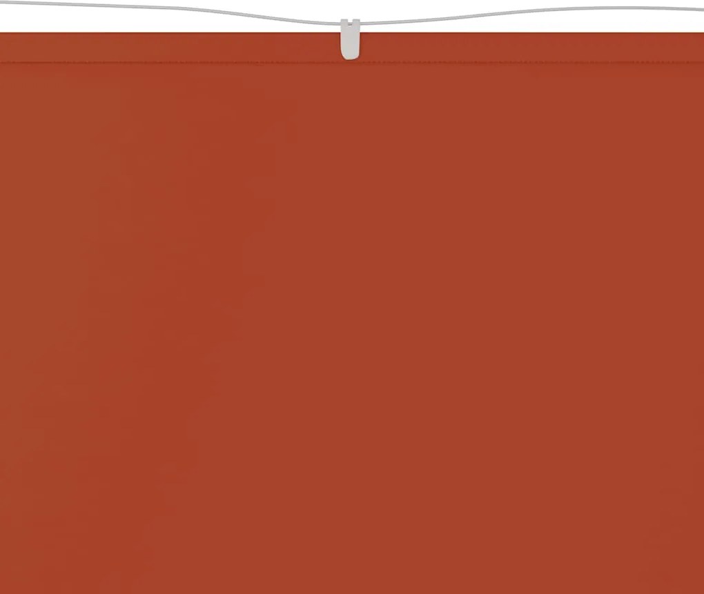 Vertikální markýza terakotová 100 x 1 200 cm oxfordská látka 148359