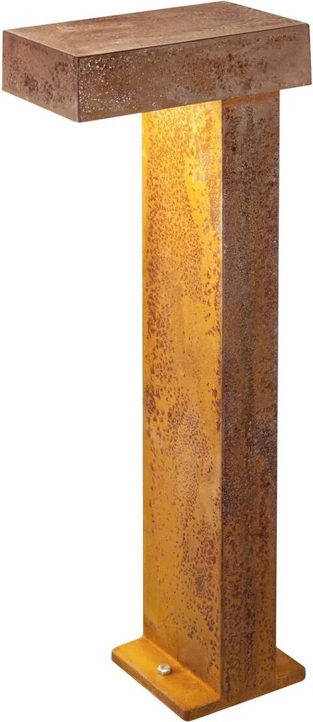 LA 1006347 RUSTY® PATHLIGHT 70 LED venkovní stojací svítidlo, rezavě zbarvené, IP55, 3000K - BIG WHITE (SLV)