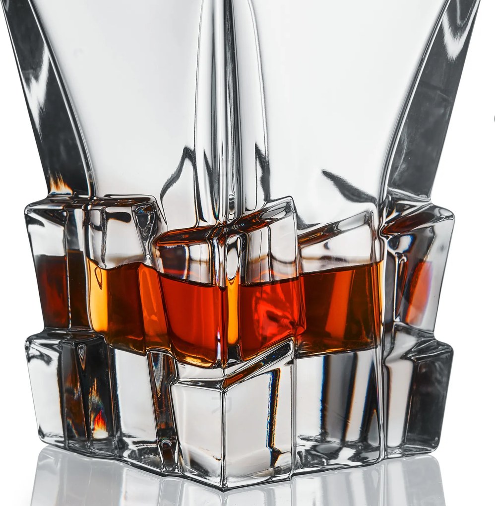 Bohemia Jihlava křišťálový whisky set Crack 1+6