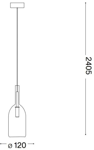 Ideal Lux - LED Lustr na lanku EMPIRE 1xG9/3W/230V