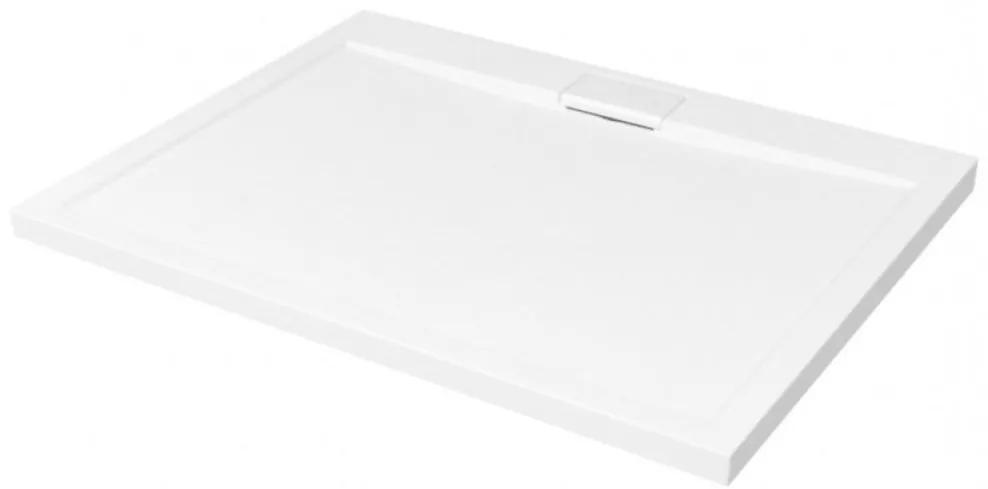 BESCO Obdélníková sprchová vanička AXIM Barva - Bílá, Rozměr A - 130 cm, Rozměr B - 90 cm VANKAXIM1390BB