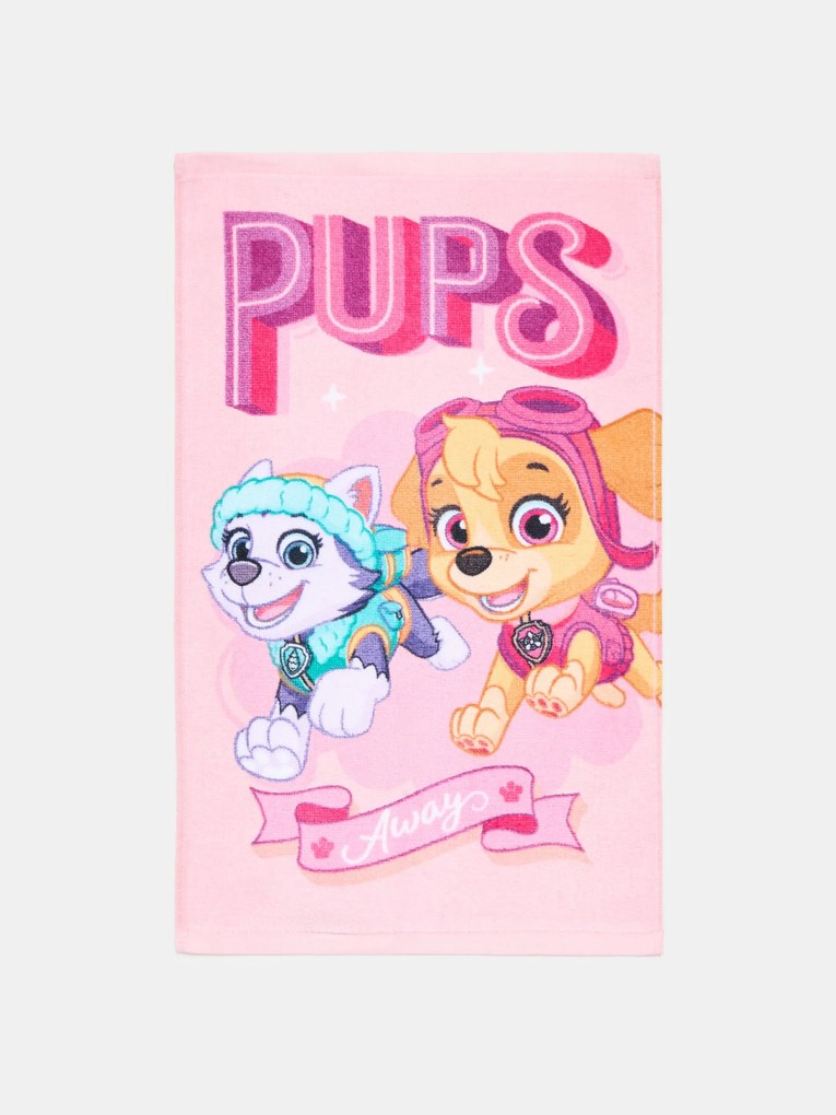 Sinsay - Bavlněný ručník na ruce PAW Patrol - růžová