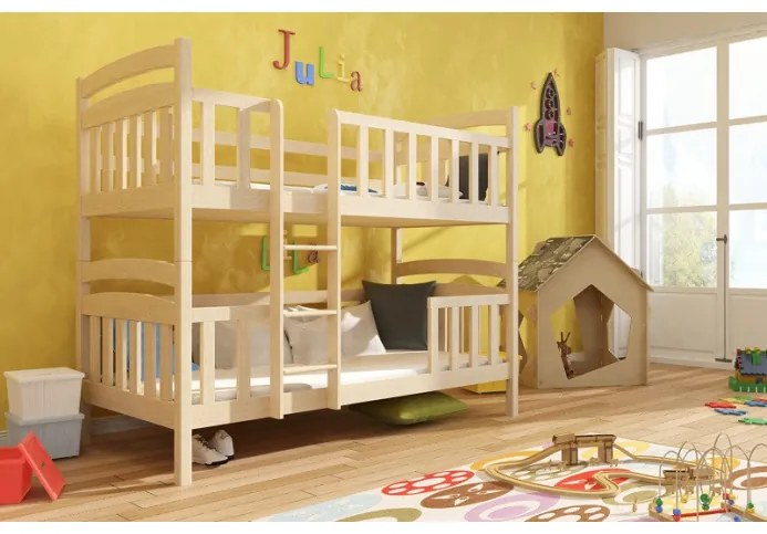 Dřevěná dětská patrová postel Ralph