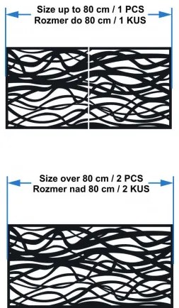 Dřevěný nástěnný obraz s větvemi I SENTOP PR0195